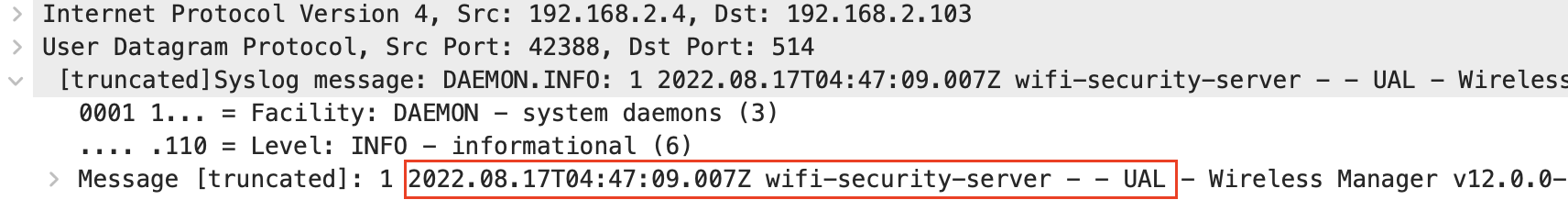 How do I Change the Syslog Message Header Format?