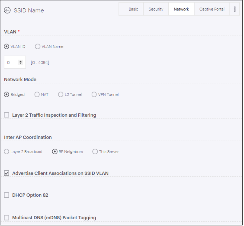 Configure a Guest SSID with Captive Portal