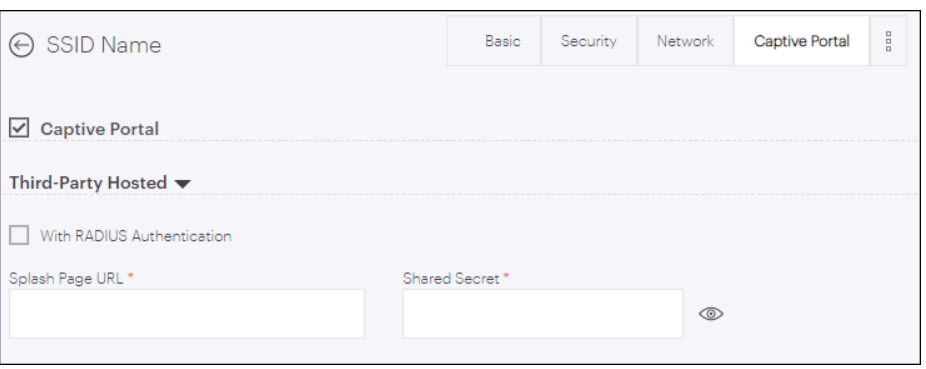 Configure a Guest SSID with Captive Portal