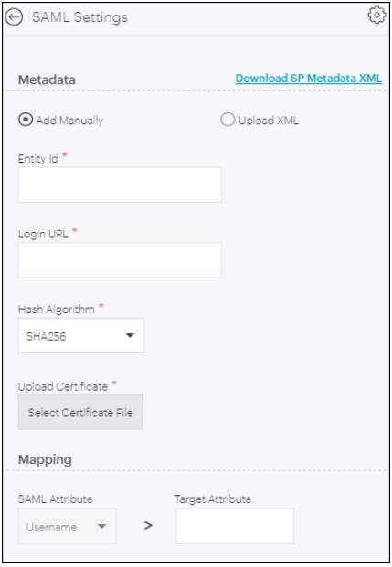 SAML Integration with Captive Portal
