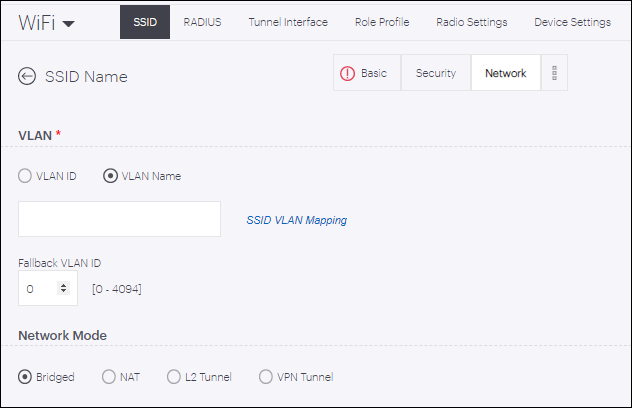 VLAN Name Mapping to VLAN IDs