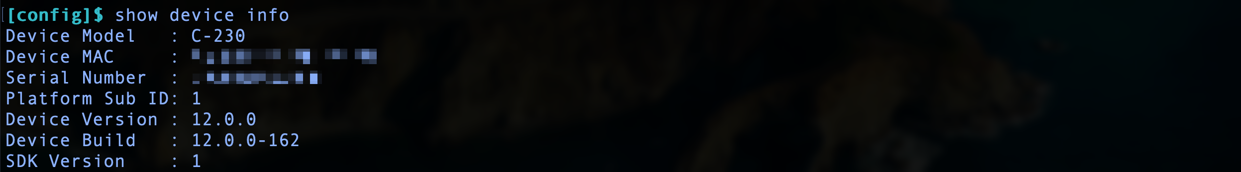 Arista Wireless AP CLI