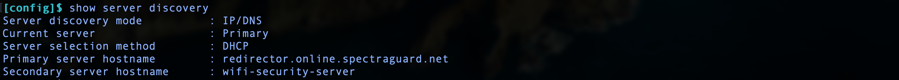 Arista Wireless AP CLI