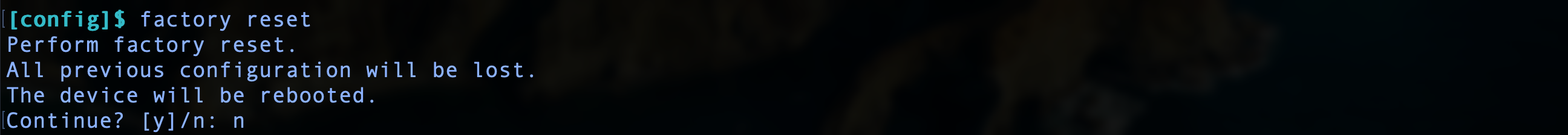 Arista Wireless AP CLI