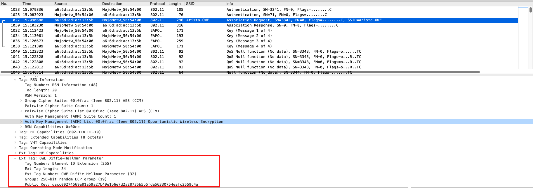 Opportunistic Wireless Encryption(OWE)