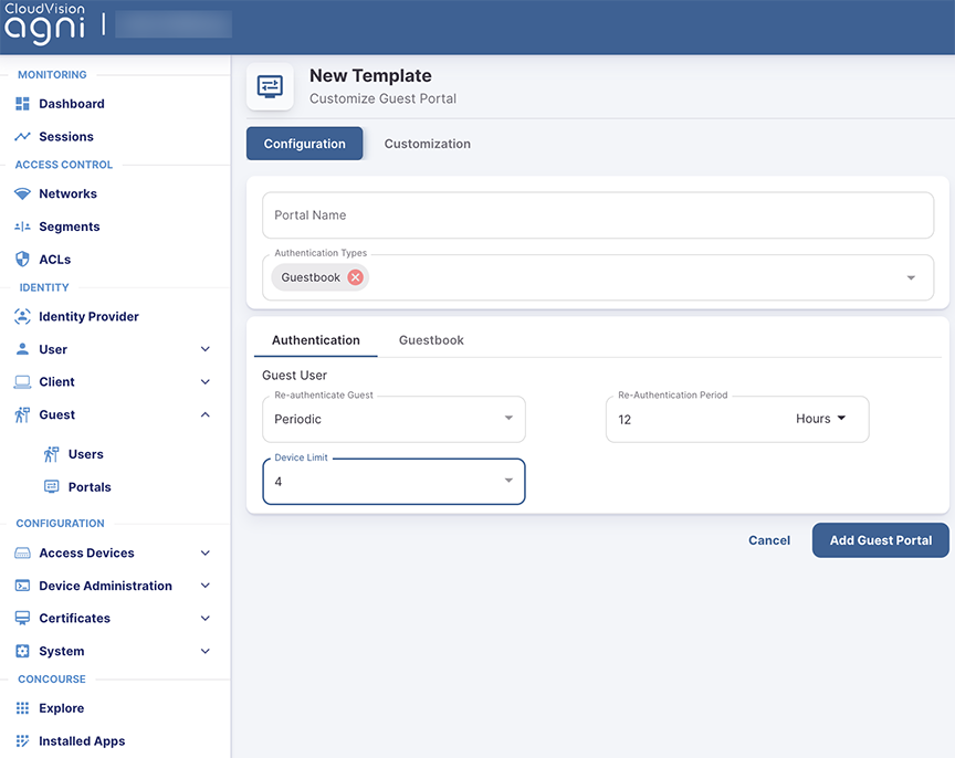 Configuring Guest Portal Using Self-Registration (Wireless)