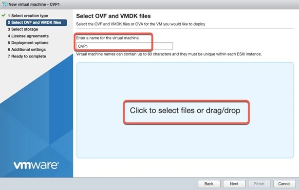 Multi-Node CVP installation over ESXi 7.x
