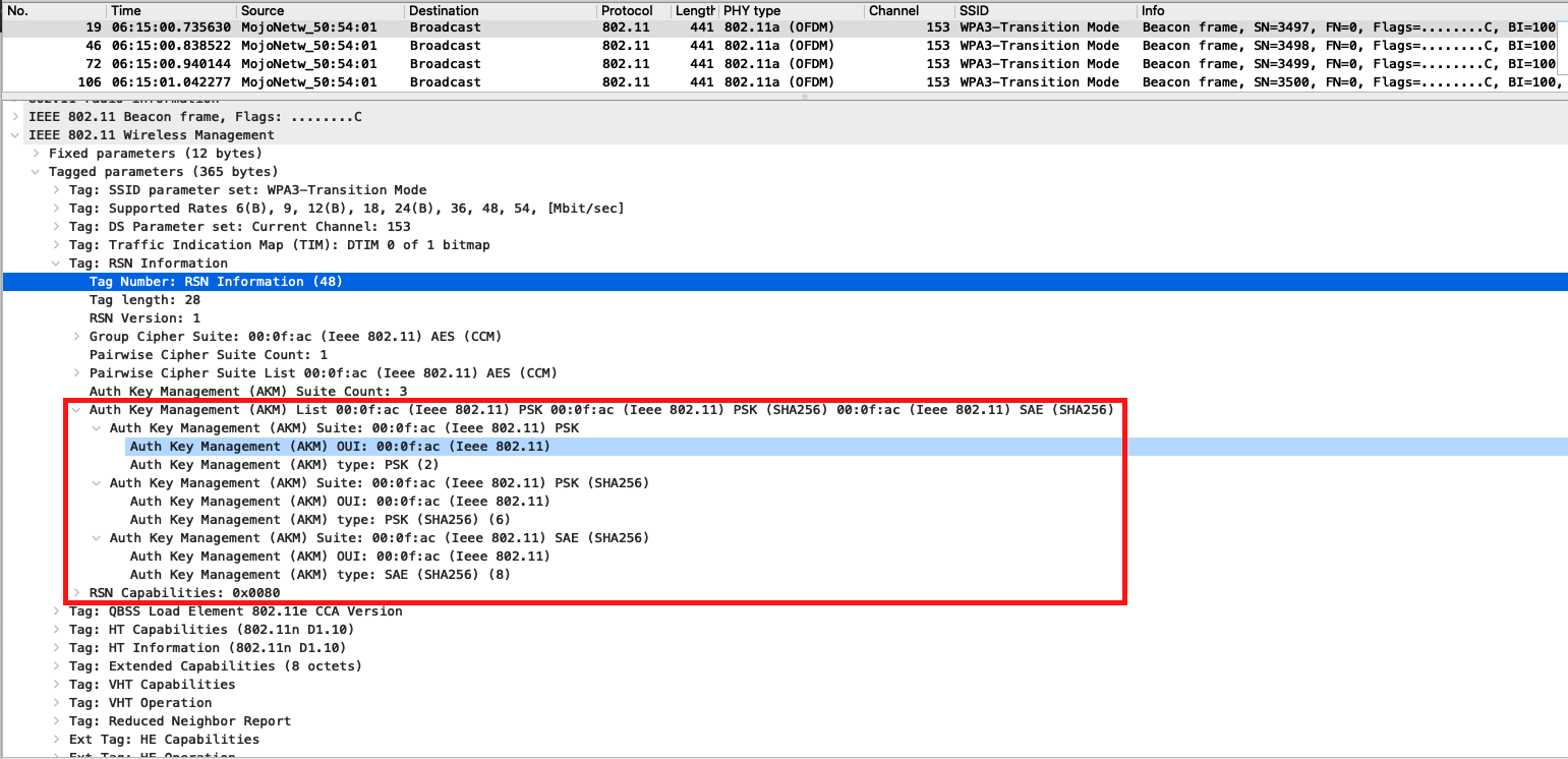 WPA3 Personal - Simultaneous Authentication of Equals(SAE)