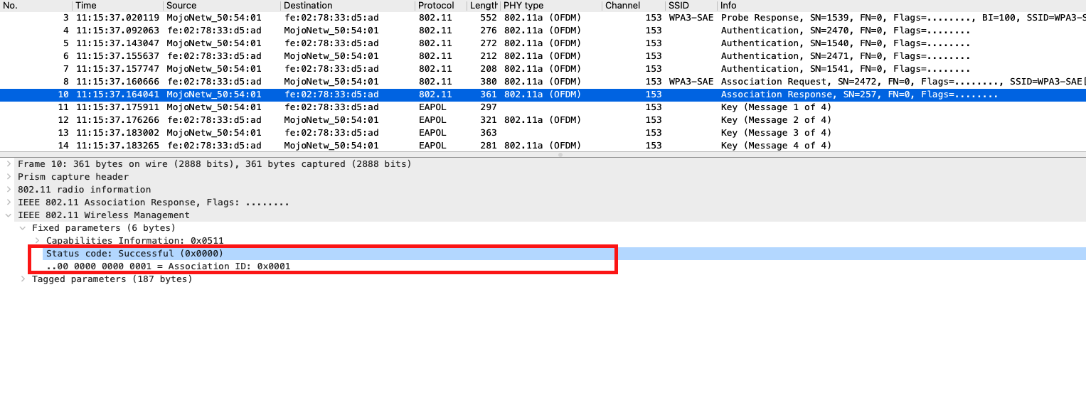 WPA3 Personal - Simultaneous Authentication of Equals(SAE)