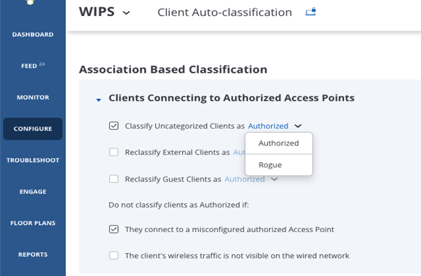 Configuring and Monitoring Arista WIPS