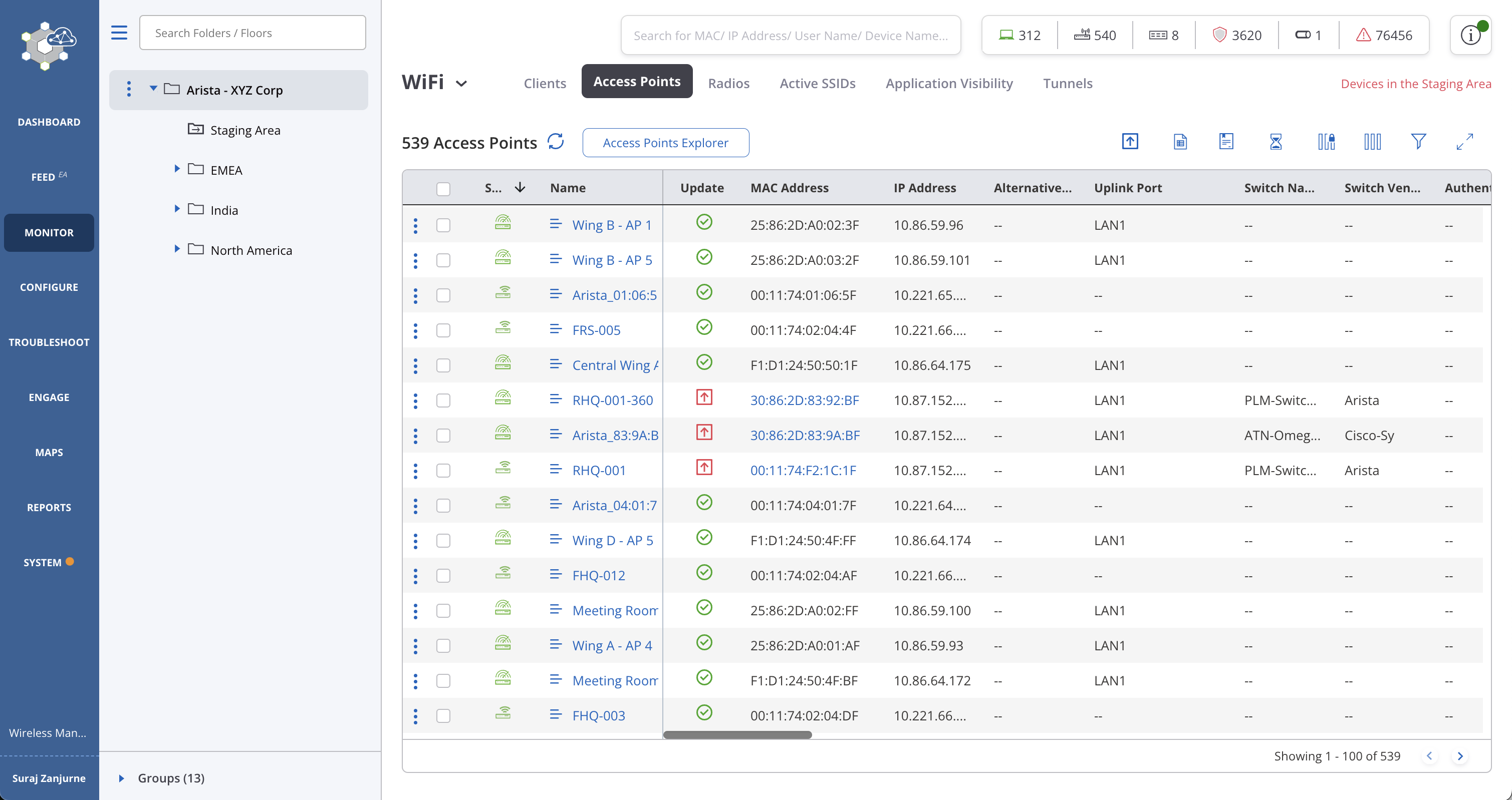 How to Collect Arista AP/Sensor Debug Logs
