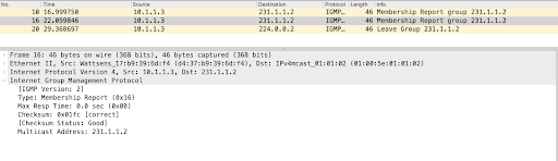 Layer 2 IGMP