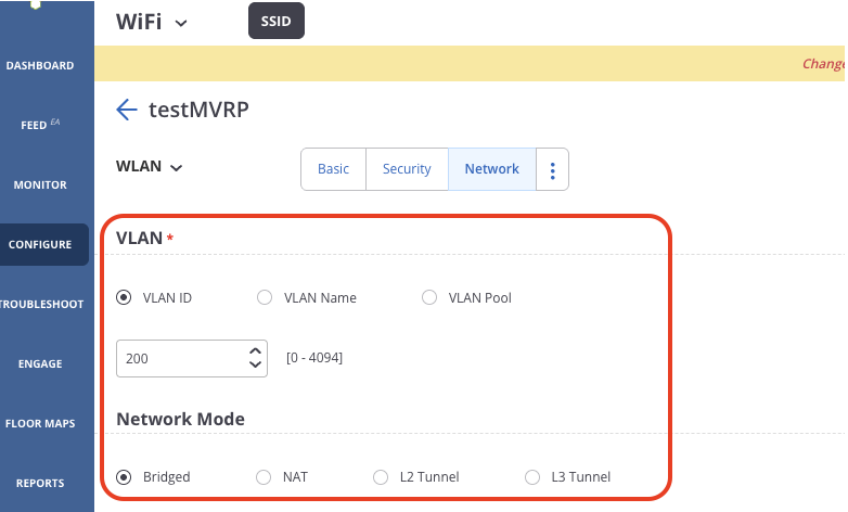 Dynamic VLAN creation on Switches for SSID VLANs on Arista AP with MVRP