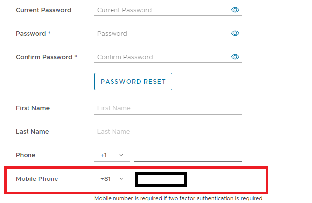 How to disable Two factor authentication on specific users after activating it