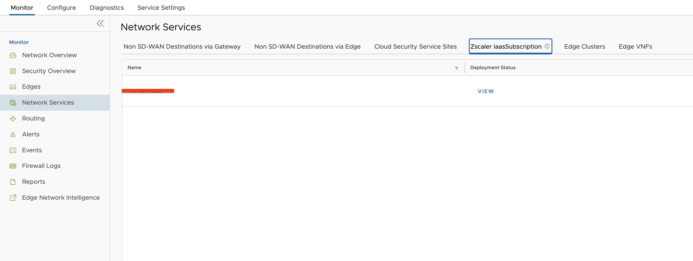Zscaler location edit options