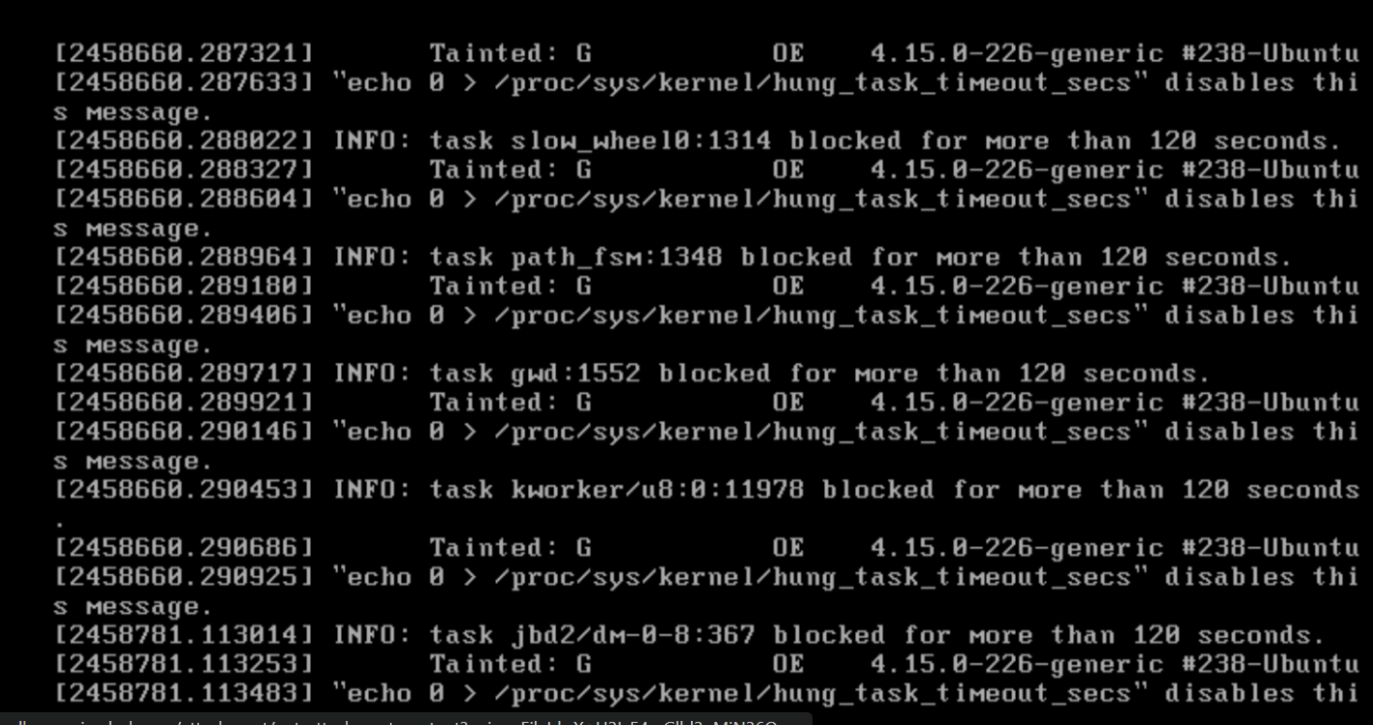Partner Gateway Kernel Hung Problem