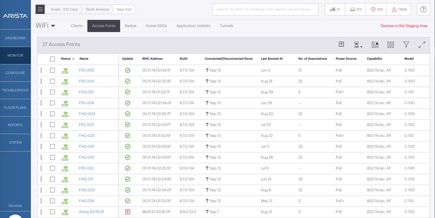Live Client Debugging on CloudVision Wi-Fi